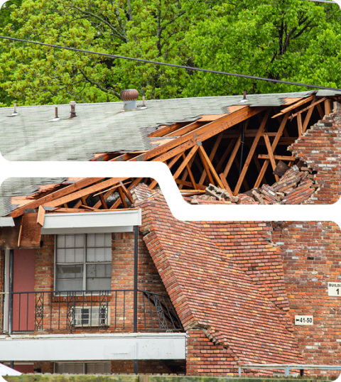 Storm Damage Roof Repair - Gravity Roofing, LLC